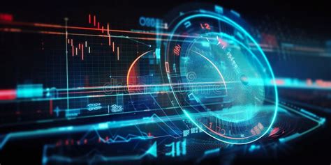 Big Data Technology Futuristic Technological Abstract Background Glow