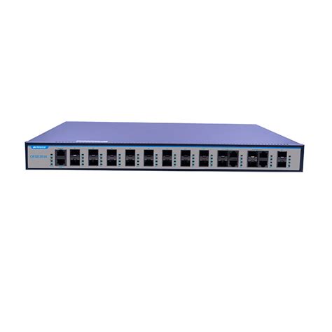 Ftth Epon Olt 1u Rack Mounted Device 16 Gpon Port Olt With 1 128 Splitting Ratio