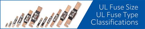 Types Of Fuses In Ul Fuse Class Chart Amp Fuse Size Chart