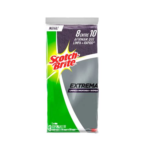 Esponja Extrema Scotch Brite Com 4 Unidades 3m Steffen