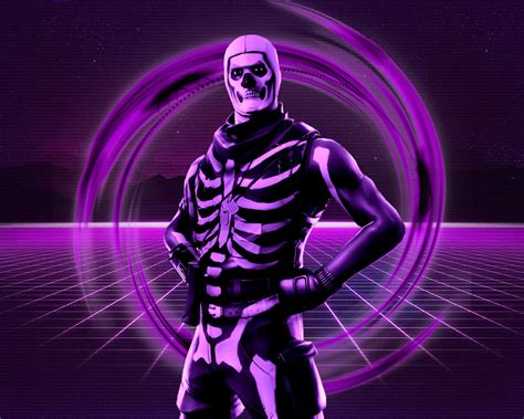 Fortnite Purple Skull Trooper Picture Wallpaper