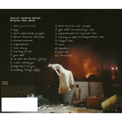 Ariana Grande Eternal Sunshine Deluxe Brighter Days Ahead Cd Album