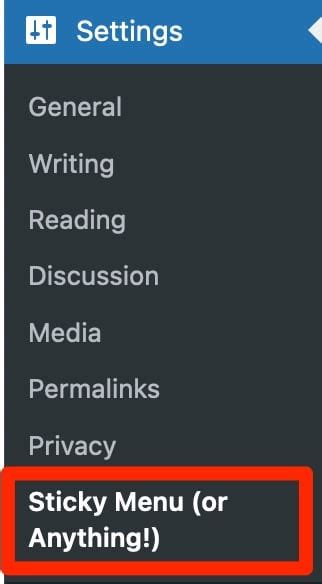 How To Add A Sticky Menu Or A Floating Item On WordPress