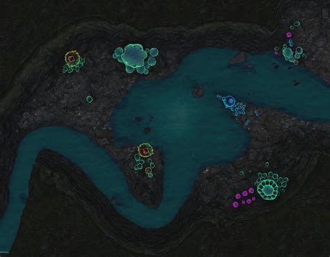 Underground Underdark River [23x18] 150 Ppi R Battlemaps