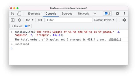 Format And Style Messages In The Console Chrome DevTools Chrome For Developers