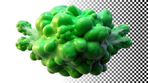 Green Bacteria Cell Microscopic Organism Germ Biology Illustration