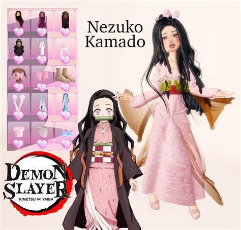 Nezuko Kamado Demon Slayer Dress To Impress Dti In 2025 Dress To