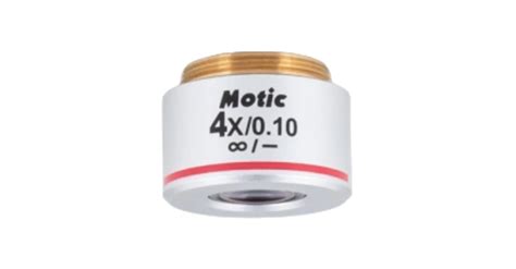 Motic 1101001705201 Plan Uc Achromat Objective 4x01 Wd 305mm