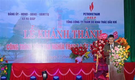 Petrovietnampvep Tôn Tạo Nghĩa Trang Liệt Sĩ Và Tài Trợ Kinh Phí Tu