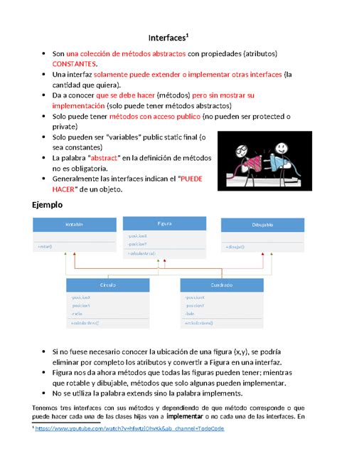 Lenguaje De Programacion Java Interfaces Interfaces 1 Son Una Colección De Métodos Abstractos
