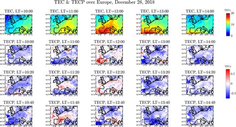 Global Navigation Satellite System Gnss Total Electron Content Tec Download Scientific