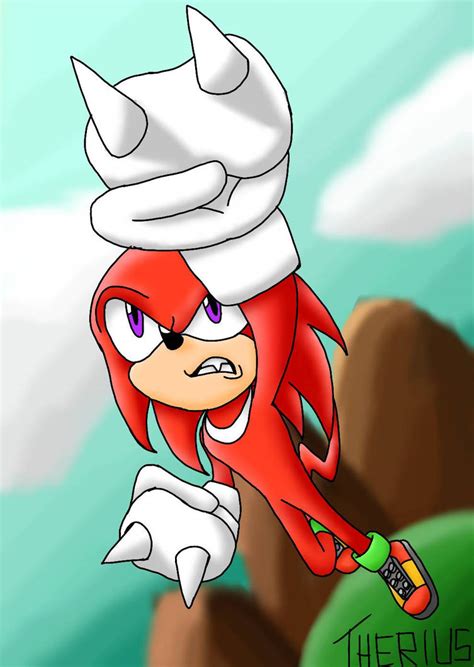 Knuckles The Echidna By Theriusfg On Deviantart