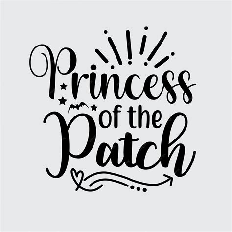Premium Vector Princess Of The Patch T Shirt Design