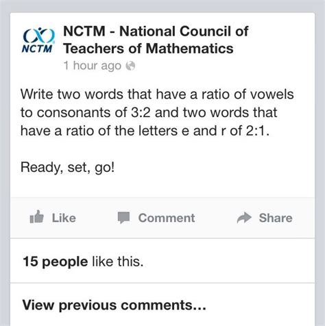 Cool Open Ended Ratio Question Math Math Questions Math Words