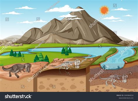Dinosaur Fossils Clipart