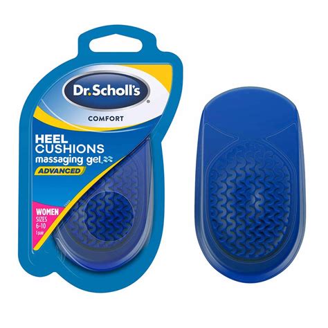 Dr Scholls Heel Cushions With Massaging Gel Womens 1 Pair Online At