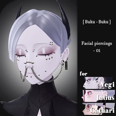 T 3dモデル『facial Piercings 01』♥ Ripperstore Forums