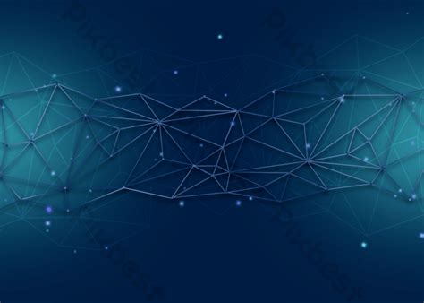 Blue Technology Network Glowing Gradient Background Psd Free Download Pikbest