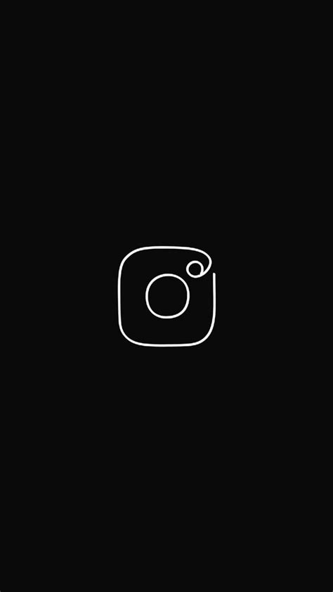 Instagram Logo Black Background
