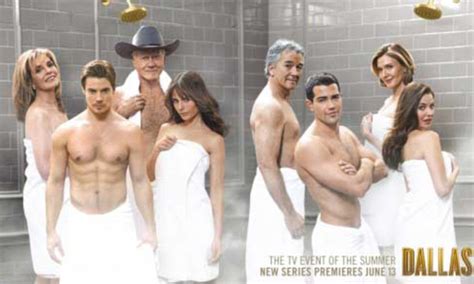 Bobby Ewing Gets Back In The Shower As He Joins New Dallas Castmates For Joke Promo Picture