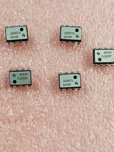 5pcs Tl082cp Jfet Input Dual Operational Amplifier Ic Chip Tl082 Dip 8