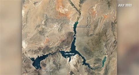 Nasa Releases Lake Mead Images Showing Huge Drop In Water Levels Amid
