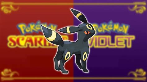 Pokemon Scarlet And Violet Best Umbreon Pvp Build