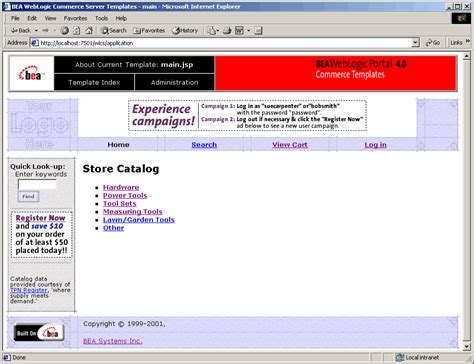 Weblogic Integration Interoperability Sample Updated July 30 2002