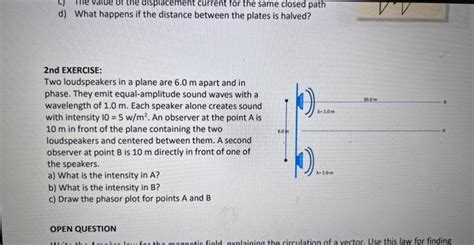 [solved] d what happens if the distance between the plate
