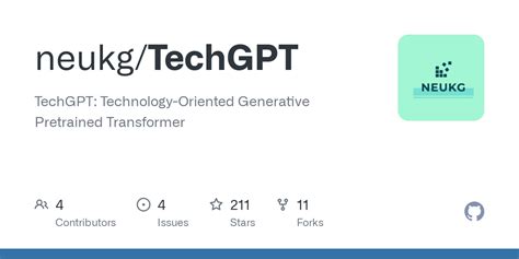 Github Neukgtechgpt Techgpt Technology Oriented Generative Pretrained Transformer