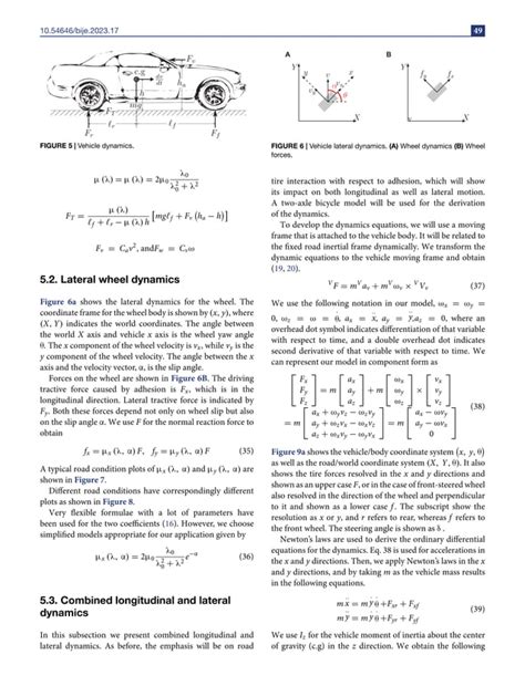 Surrogate Safety Measures Using Bicycle Vehicle Models Pdf Physics