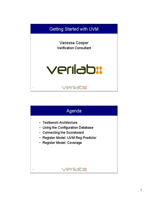 Verilab Dvcon2012 Uvm Cooper Pdf Pdf Computer Programming