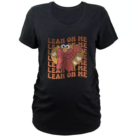 Maternity Sesame Street Elmo Lean On Me Graphic Tee