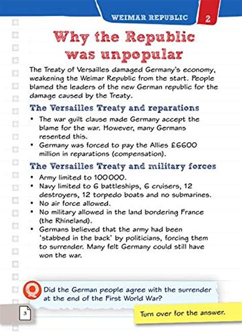 Pearson Revise Edexcel Gcse History Weimar Nazi Germany Revision Cards With Free Online Revision