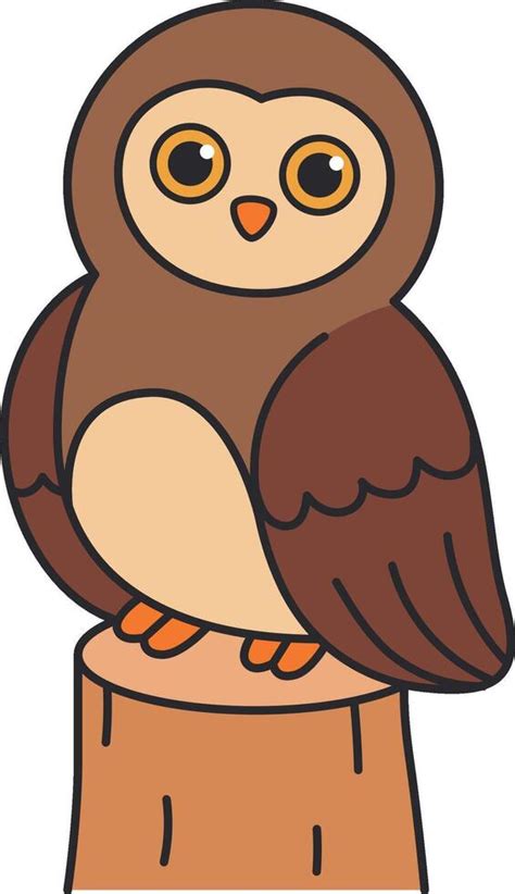 Cute Owl Illustration 46442208 Vector Art At Vecteezy
