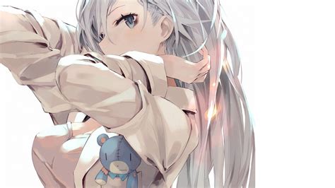 White Anime Girl Wallpapers Wallpaper Cave