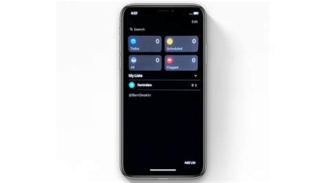 Leak Ios 13 Dark Mode New Reminders App And Volume Indicator