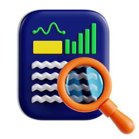Research Data Graph Analytics Chart Statistics Report 3d