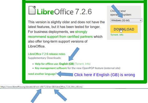 offline help package english ask libreoffice