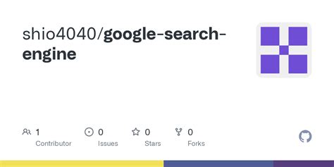 GitHub Shio Google Search Engine