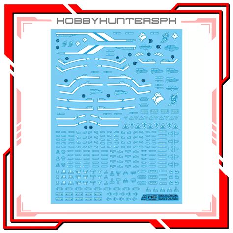 Delpi Decal Hg Guels Laudas Dilanza Waterslide Decals Shopee