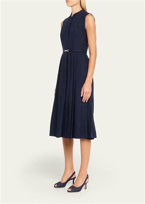 Manolo Blahnik Lonike Denim Slingback Sandals Bergdorf Goodman