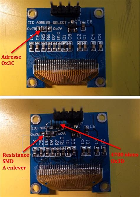 TUTO Utilisation de ecrans oled sur la même ligne I ccrans Tutoriels et cours Arduino Forum