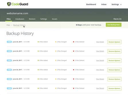 CodeGuard Backup AfeesHost Ltd