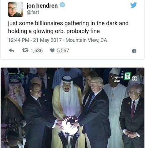 17 Hilarious Memes Of Trump Touching The Glowing Orb In Saudi Arabia Observer