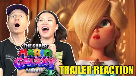 Super Mario Galaxy Movie Official Trailer Reaction And Review Youtube