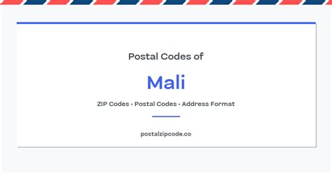 Mali Postal Codes Complete Zip Code List
