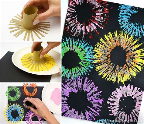 How To Paint Fireworks