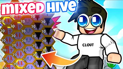 Getting The Perfect Mixed Hive In Bee Swarm Simulator Youtube