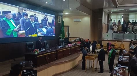 Sah Rahman Halim Menjadi Anggota Dprd Kabupaten Musi Banyuasin Masa Jabatan 2019 2024